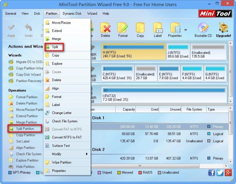 MiniTool Partition Wizard Free Edition 9.1 | Disk Formatting Software