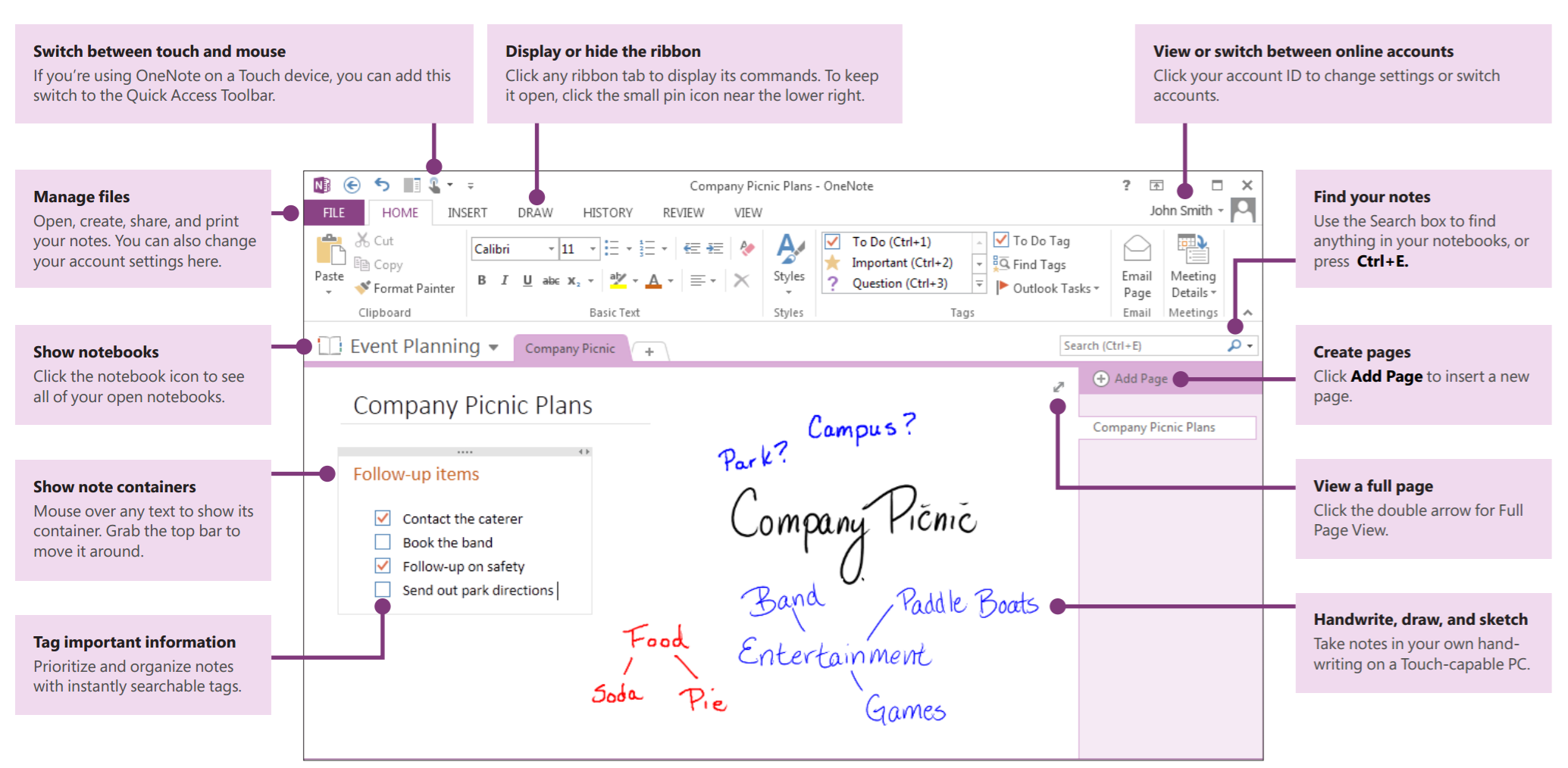 OneNote Note Taking Software