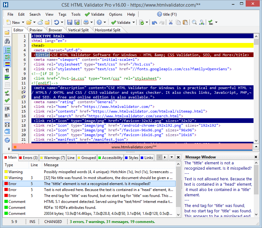 CSE HTML Validator Professional 22.03 | Miscellaneous Software