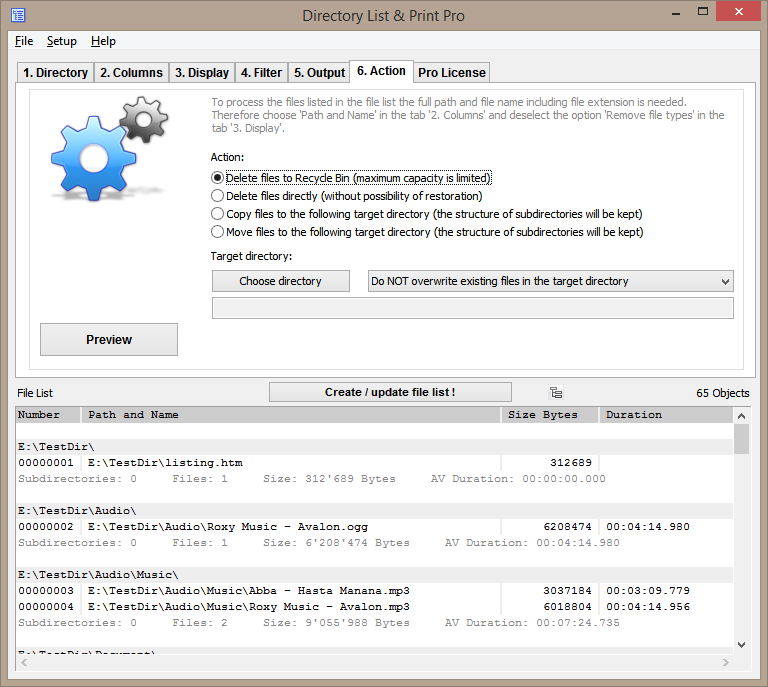 Download Directory List & Print 4.19 - Portable
