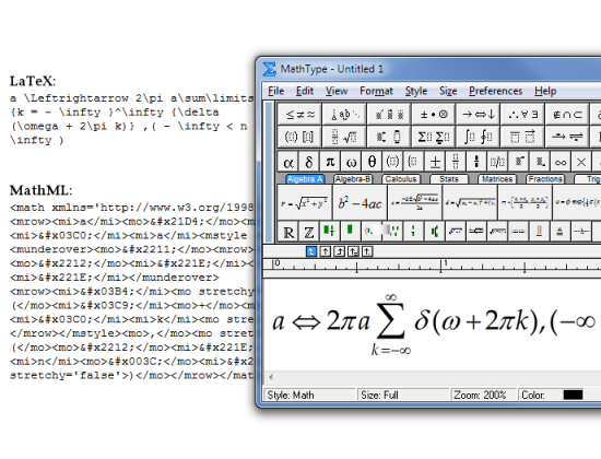 MathType 7.4.10.53 | Mathematical Software