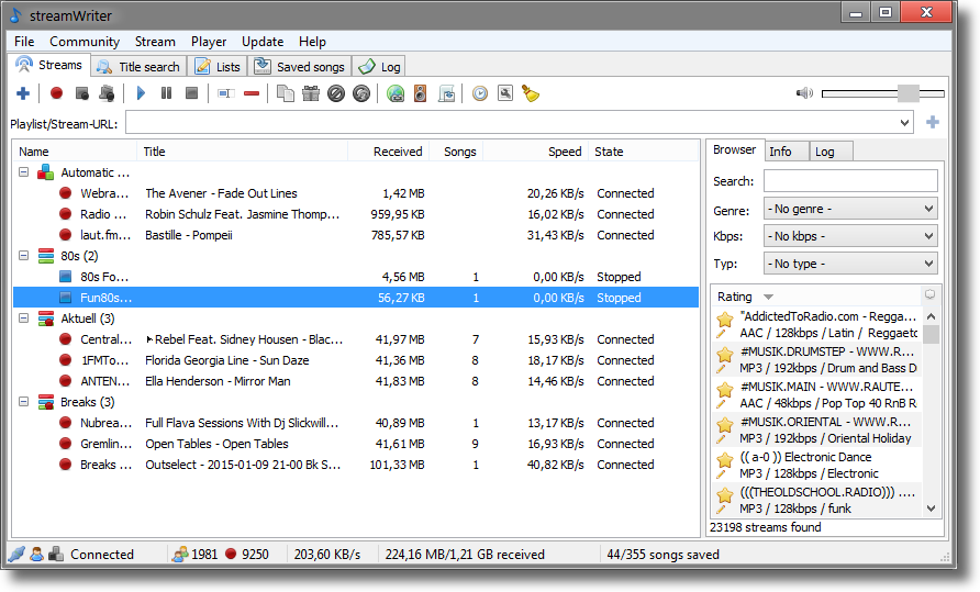 Download streamWriter 5.5.1.0 - Installer