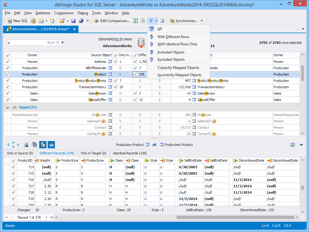 Download dbForge Studio for SQL Server 6.1.14