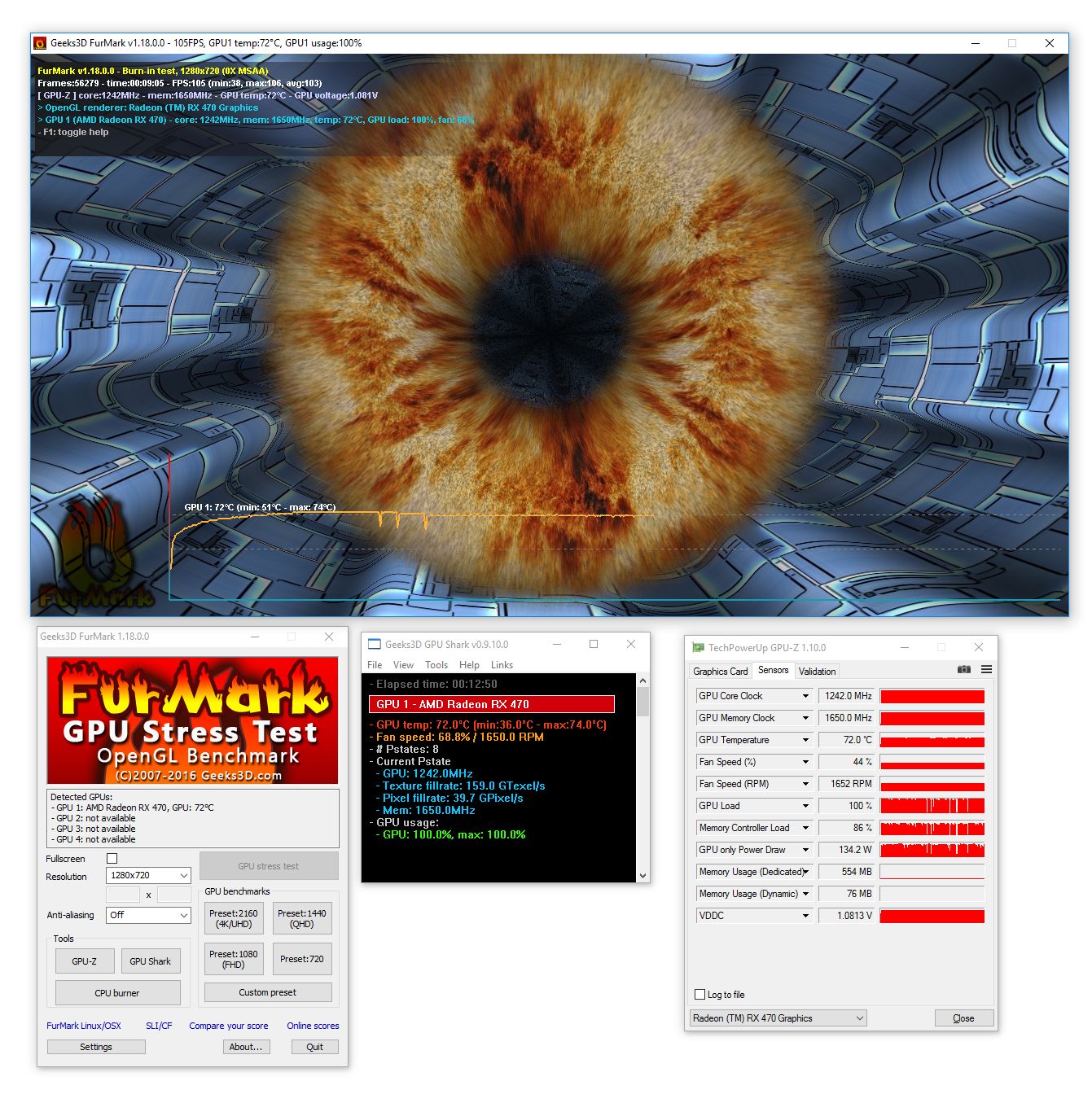 FurMark 1 33 Software Benchmark