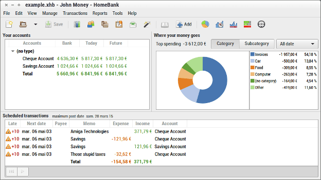 HomeBank 5.5.8 | Personal Finance Software