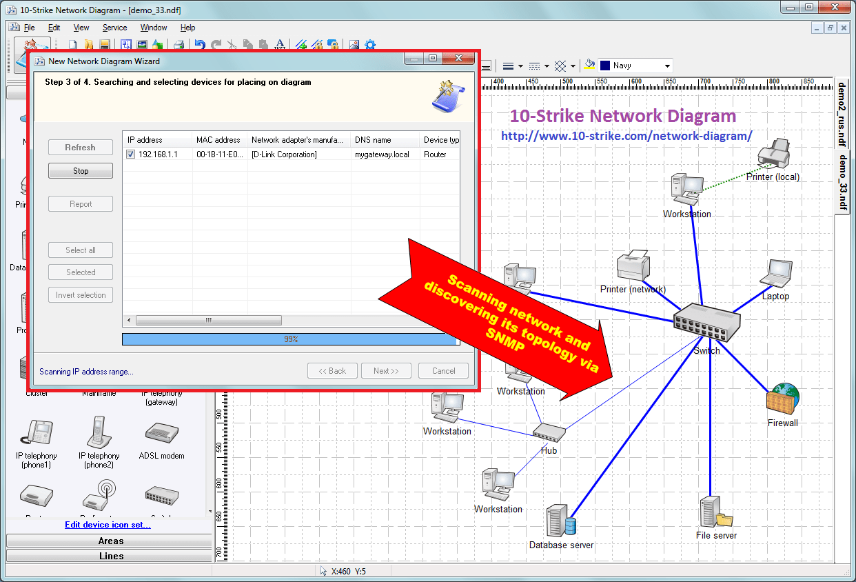 10-Strike Network Diagram 3.8 | Phần mềm quản lý mạng - EU-Vietnam ...
