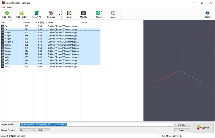 Spin 3D File Converter | Image Converters