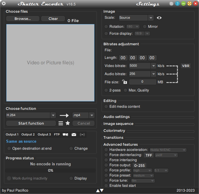 Shutter Encoder 18 5 Video Converters